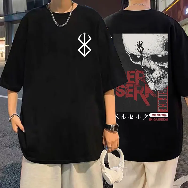 Swordsman Casca Brand of Sacrifice Zodd T shirts 90s Anime Berserk Guts ...