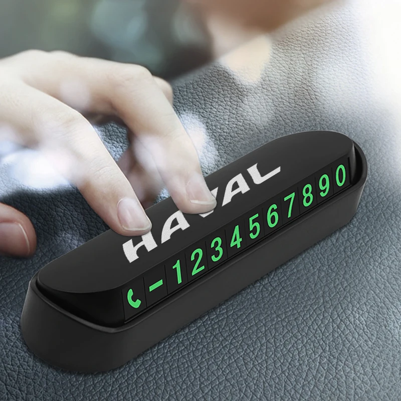 1Pcs-Car-Phone-Number-Card-Temporary-Parking-Card-Plate-Telephone ...