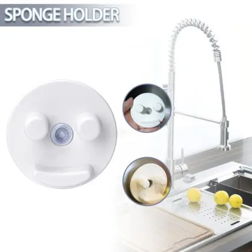 Smiling Face Sponge Holder Suction Cup Sponge Holders Storage Holding ...