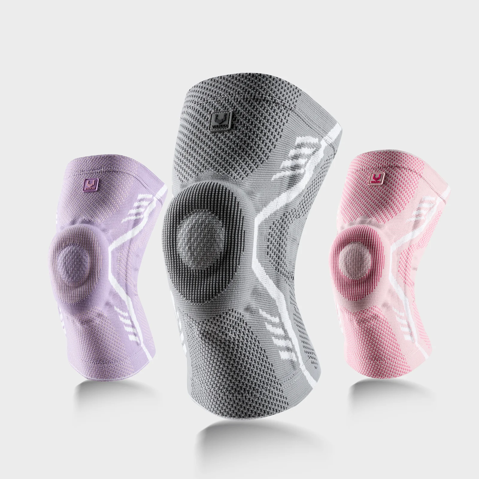 1-Piece-Knee-Brace-Silicone-Pads-Spring-Support-High-Elastic-Breathable ...