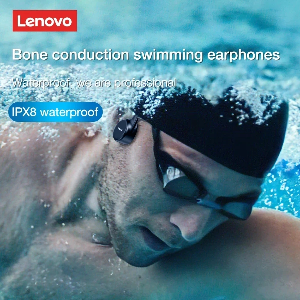 Original-Lenovo-X5-Bone-Conduction-Earphone-Bluetooth-Wireless ...
