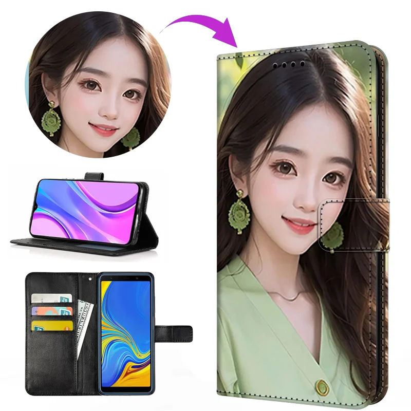 Custom-Photo-Leather-Cover-for-Xiaomi-Personalized-Flip-Case-Xiaomi ...