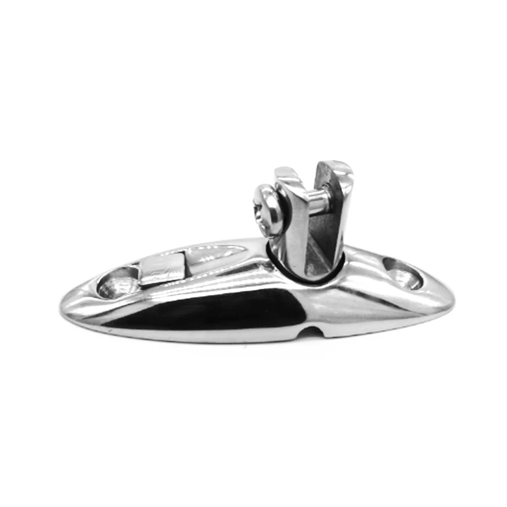 T316 Stainless Steel Quick RELEASE Deck Hinge Mount Bimini Top Marine ...