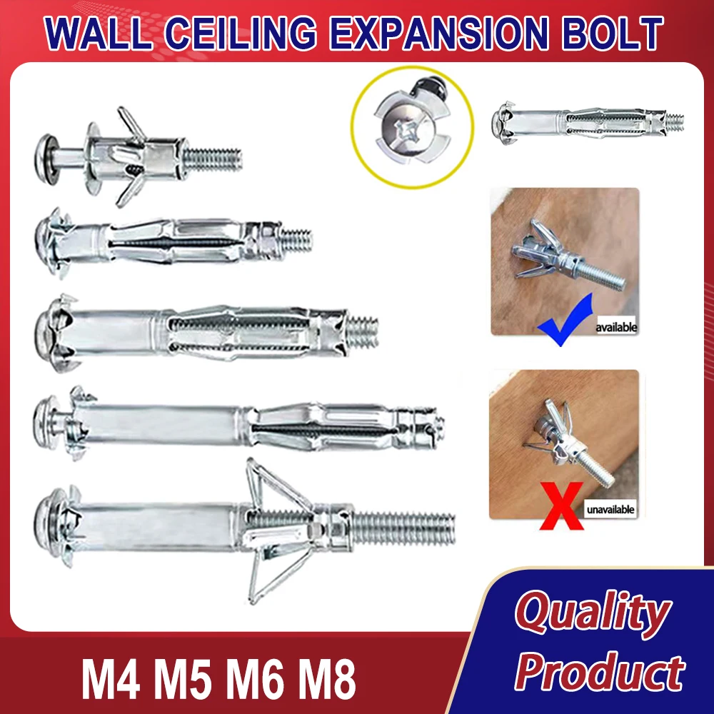 Expansion-Bolt-Drywall-Anchors-Gypsum-Plasterboard-Wall-Ceiling ...