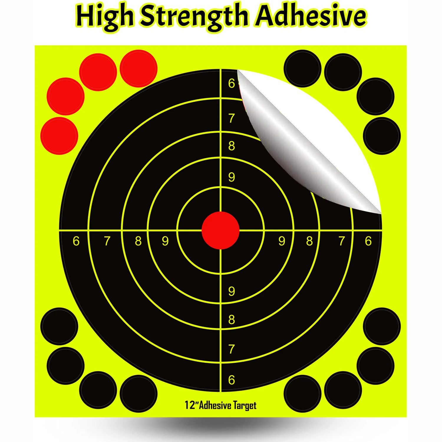 Splatter Targets S 12x12 Inch Splatter Adhesive Targets Stickers ...