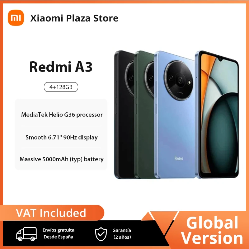 Global-Version-Xiaomi-Redmi-A3-Smartphone-Mediatek-Helio-G36-Hd-Screen ...