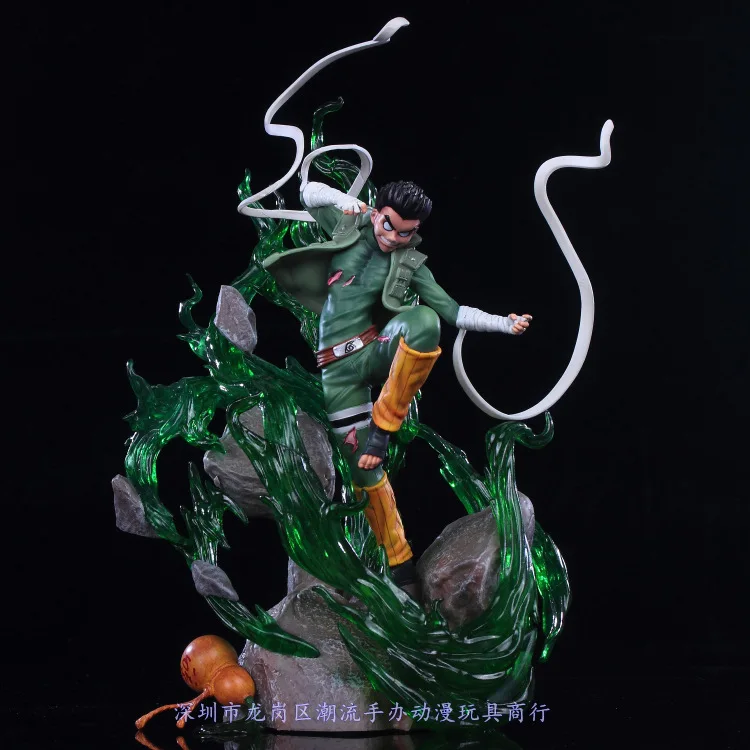 32cm NARUTO Anime Figure Namikaze Minato Rock Lee Action Figure ...