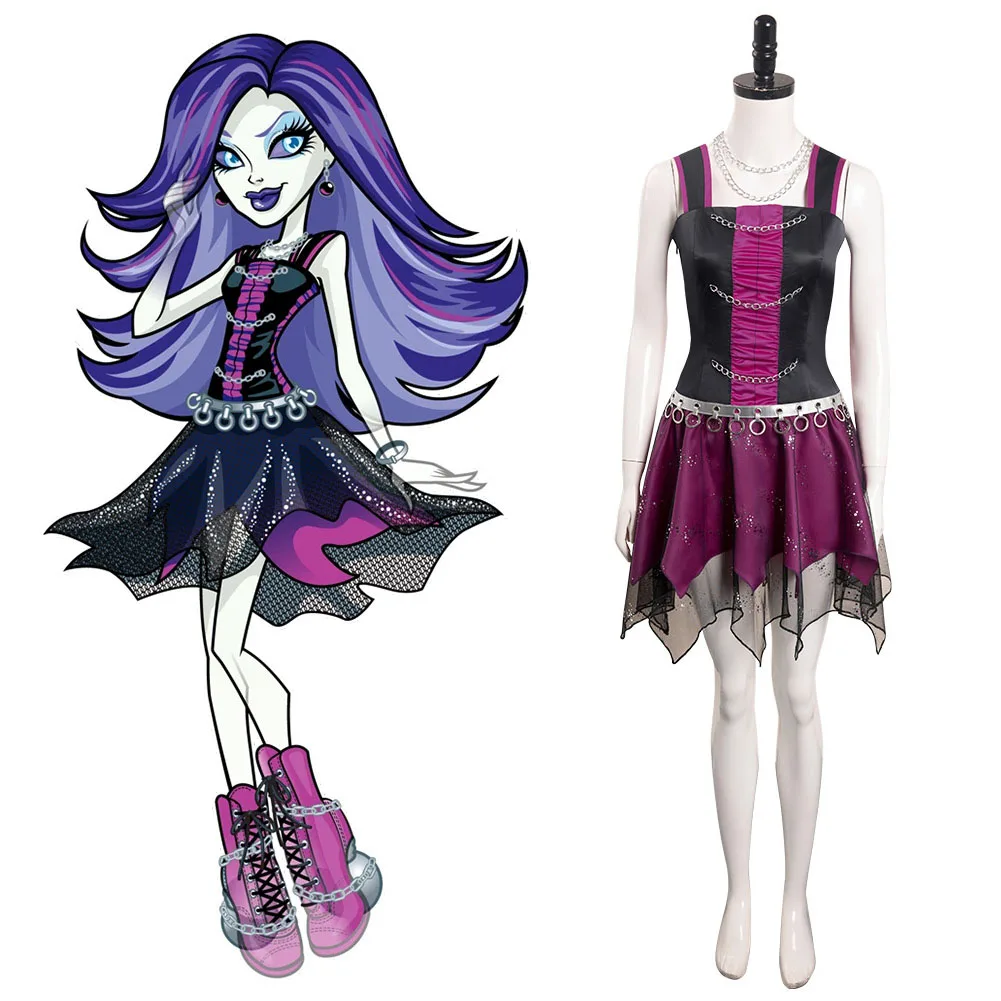 Disfraz de Monster Cos de alta Spectra Vondergeist para mujer, vestido ...