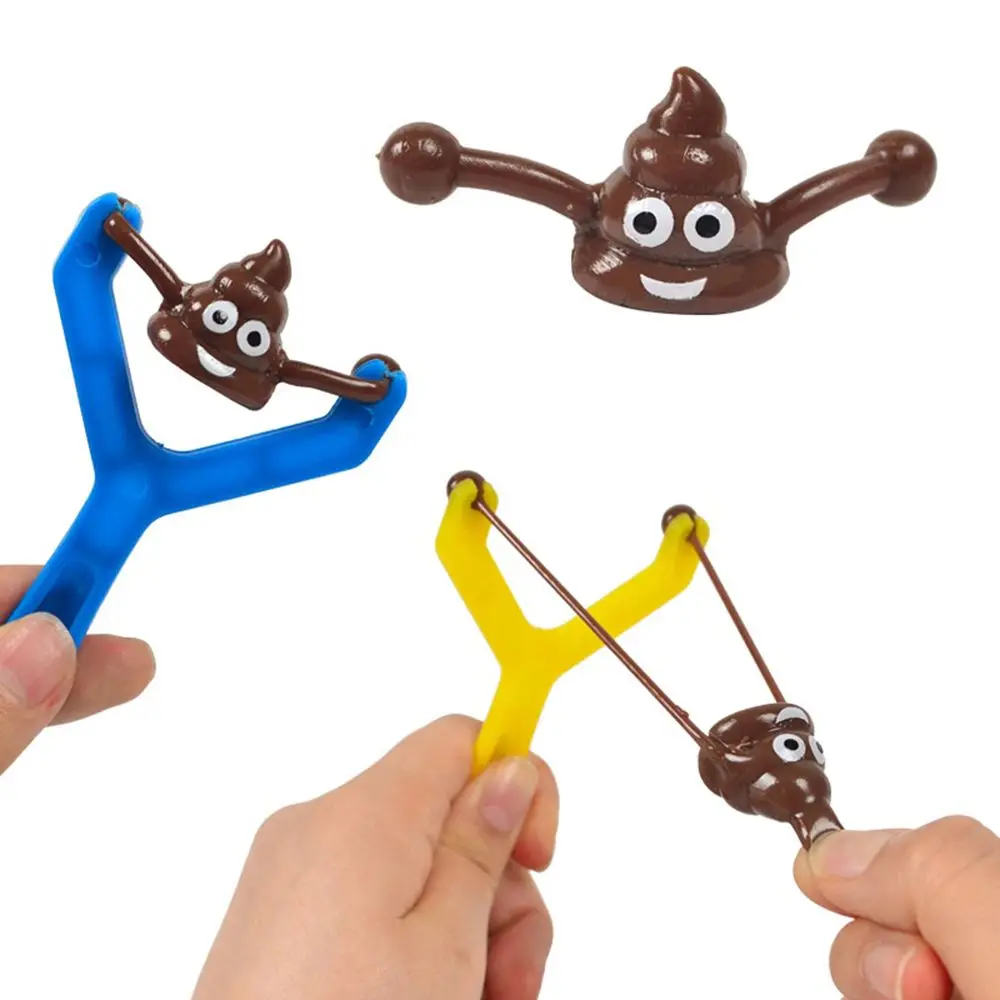 Creative Poop Ejection Toy Slingshot Fake Poop Antistress Gadget Aldult ...