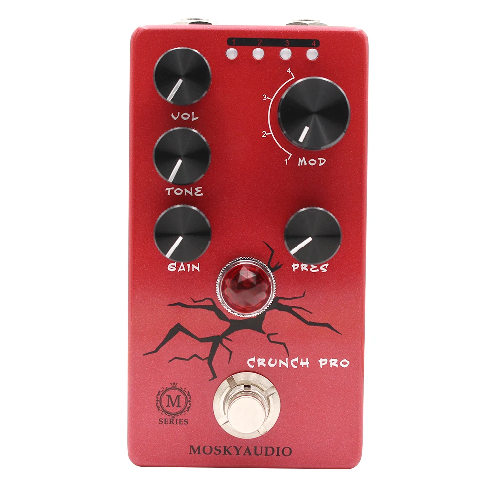 Mosky-Crunch-Pro-Distortion-Pedal-Efeito-Pedal-de-Guitarra-com-VOL-Tom ...