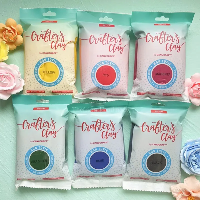 100g-7-Colors-Russian-Clay-Natural-Pigment-Hand-made-Material-Bag-DIY ...