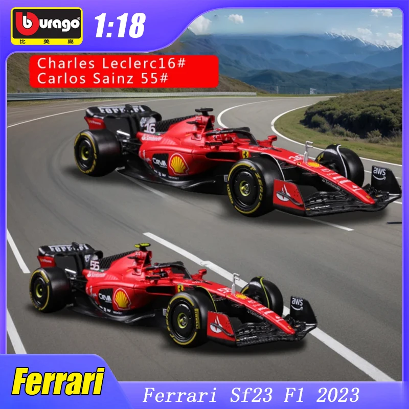 1-18-Ferrari-Sf23-F1-Car-Model-2023-Formula-Bburago-Racing-Large-Size ...