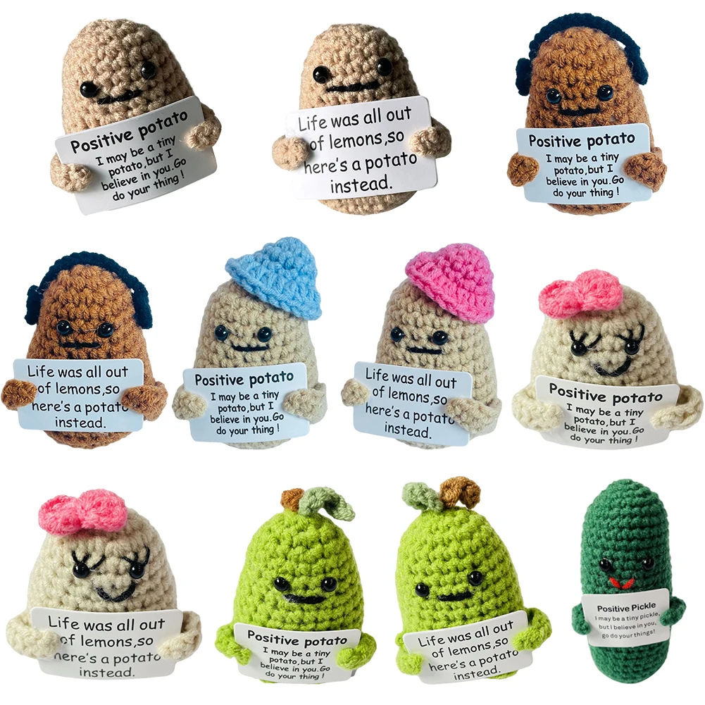 Mini-Positive-Potatoes-with-Positive-Card-Creative-Potato-Dolls ...