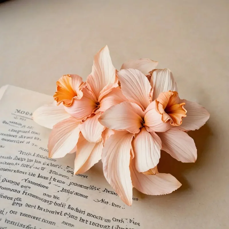 Lily Mold - Elegant FloralDIYCasting Mold，Suitable for resin、Candle ...