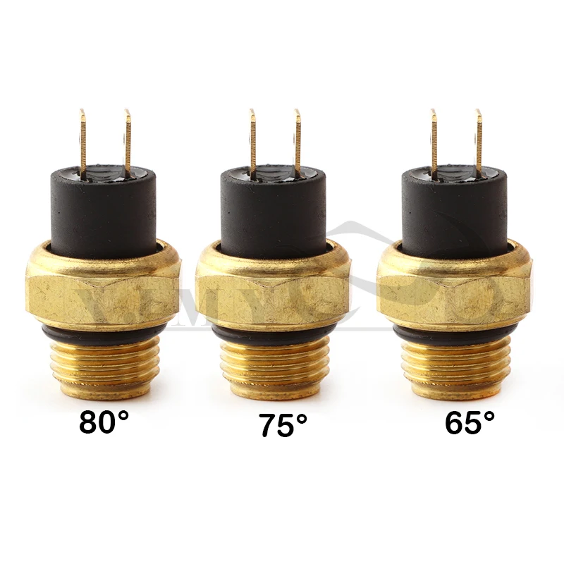 Motorcycle Electric Radiator Coolant Fan Water Temperature Thermostat ...