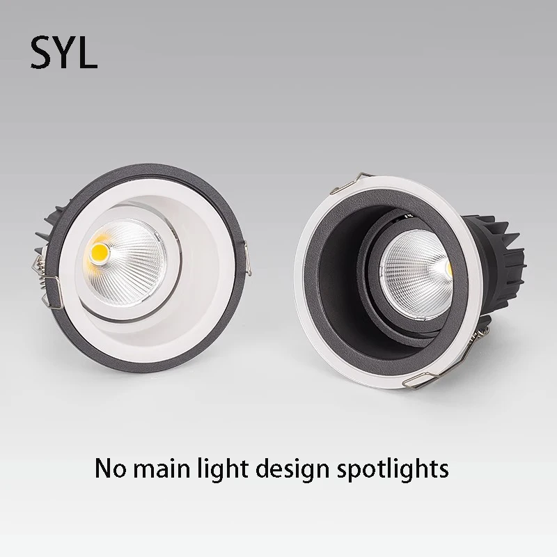 Deep Anti Glare LED Spotlight Embedded Household COB Wall Washing Spot ...