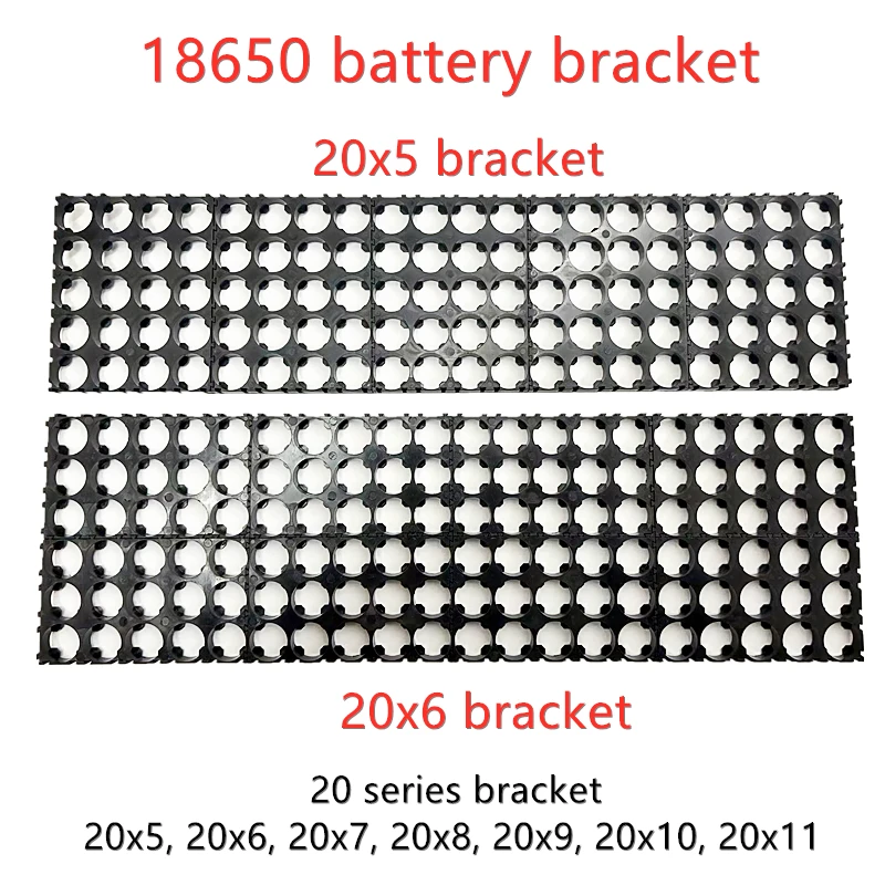 20-strings-battery-combination-bracket-18650-lithium-battery-fixed ...
