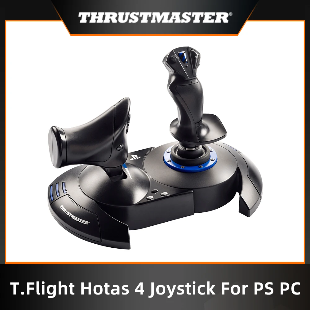 Thrustmaster T.Flight HOTAS 4 조이스틱, 플레이스테이션 5, 플레이스테이션 4, PC용 분리형 스로틀 ...
