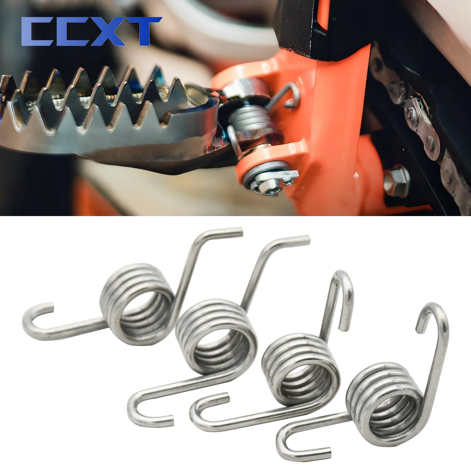 Motorcycle-Footpegs-Foot-Pegs-Footrest-Spring-For-KTM-SX-SXF-EXC-EXC-XC ...