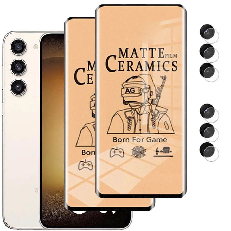 For-Samsung-S23-Ultra-Frosted-Screen-Protector-Samsung-Galaxy-S23-A53 ...