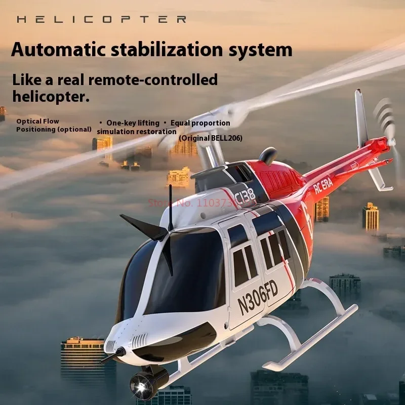 C138-Remote-controlled-Helicopter-Model-Bell-206-Crash-Resistant-Real-Aircraft-Model-Beginner-s ...