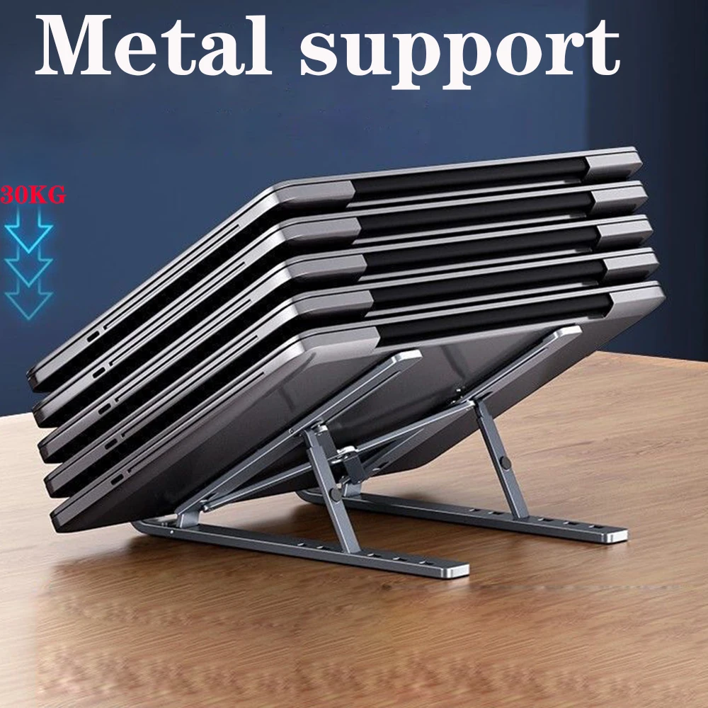 Portable-Laptop-Stand-Aluminium-Foldable-notebook-Stand-Compatible-with ...