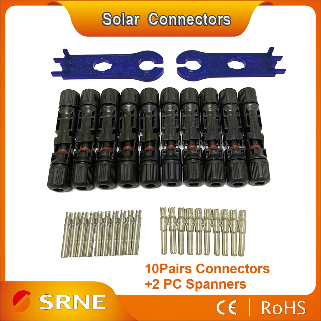 10-Pairs-2PCS-Spanner-Male-and-Female-Solar-Panel-Connector-Used-for ...
