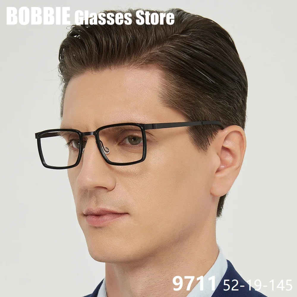 Denmark Brand Design Eyeglasses Titanium Glasses Frame Business Square ...
