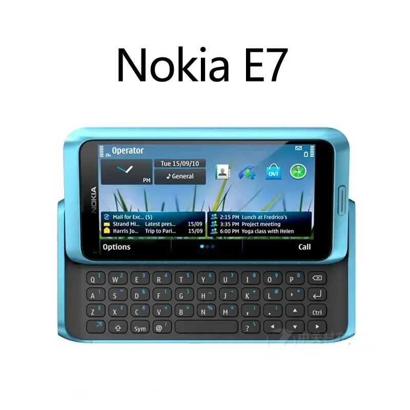 Original-Nokia-E7-3G-Phone-CPU-ARM11-Battery-capacity-1200mAh-Used ...