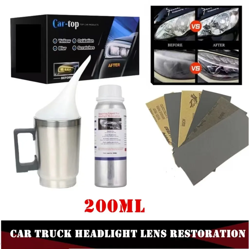 Headlight-Restoration-Repair-Sets-Liquid-Car-Set-Polymer-Kit-Chemical ...