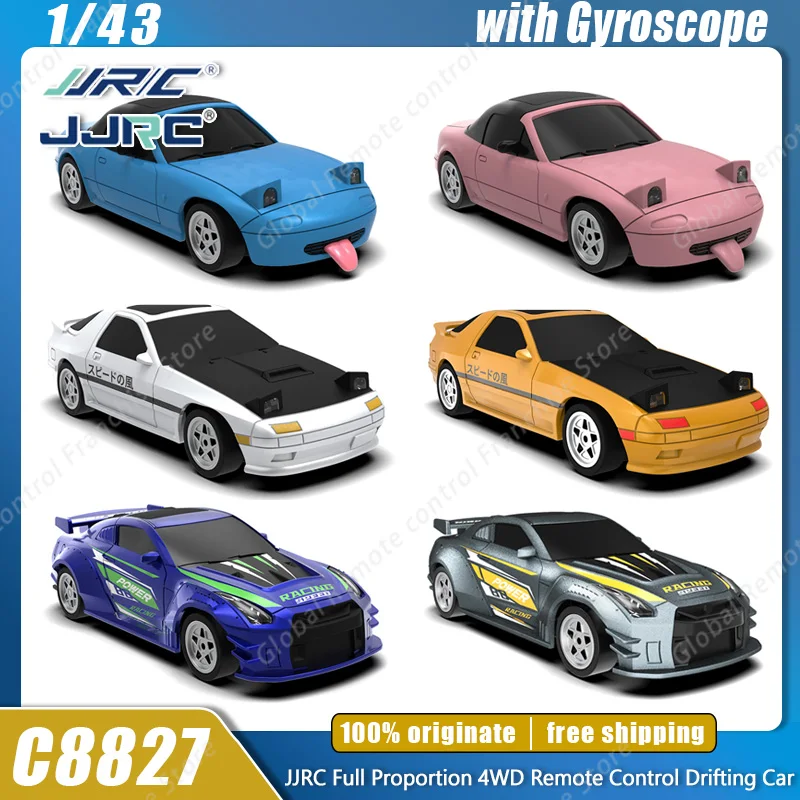 JJRC C8827 Rc Car with Gyroscope 1:43 Full Proportion 4WD Remote ...