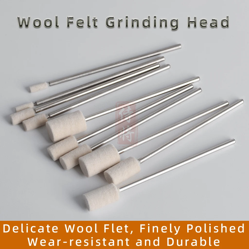 1pcs-3mm-6mm-Shank-Dia-Abrasive-Mounted-Wool-Felt-For-Dremel-Drill ...