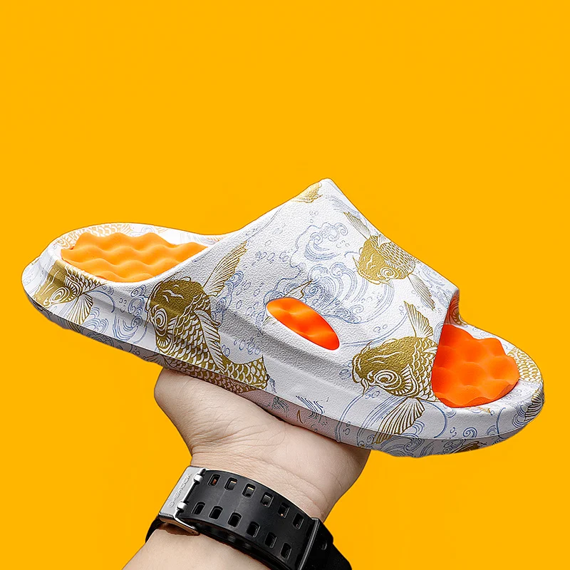 Original Brand New Style Slippers Men's Sandals Summer Fashion Thick ...