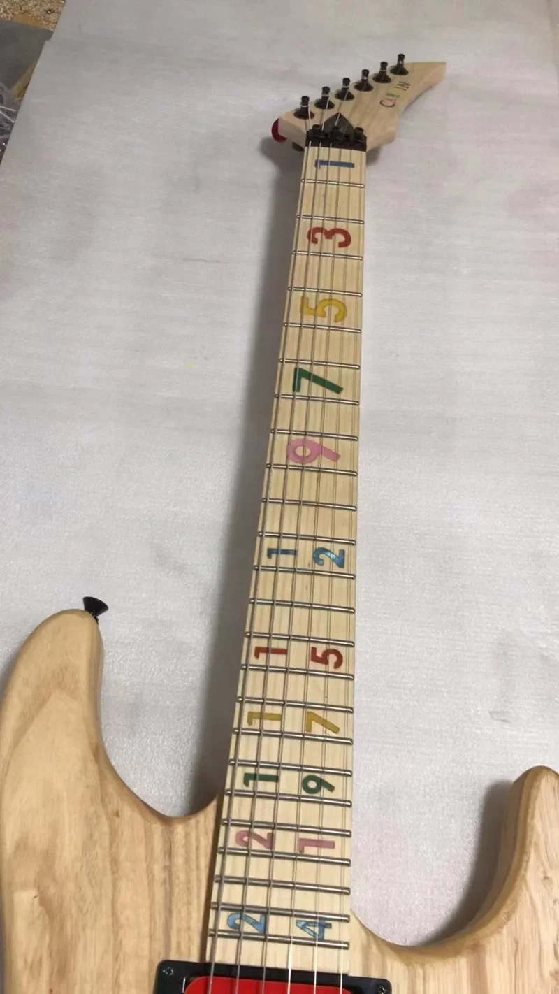 Rare Carvin Jason Becker JB24 Numbers Natural Electric Guitar Ash Body ...