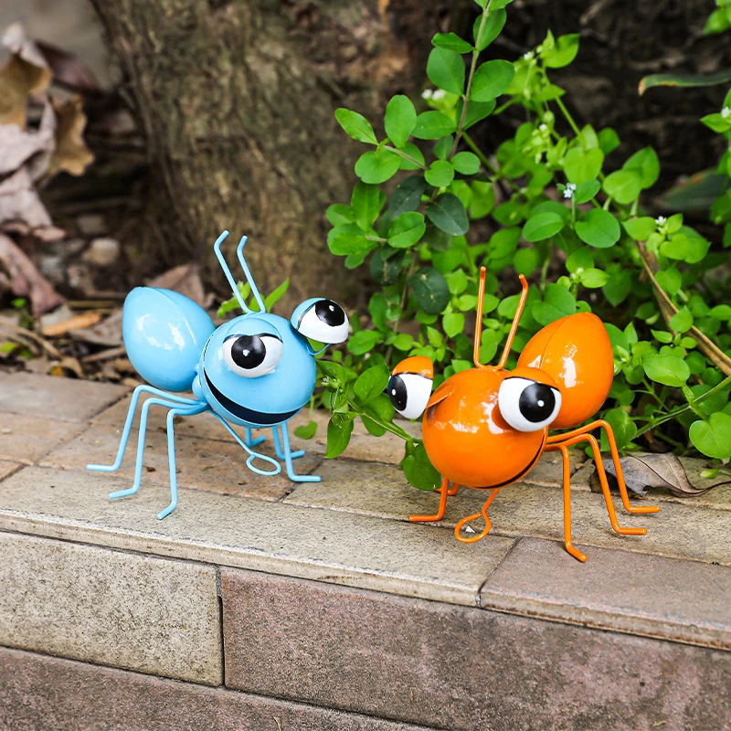 1PC-New-Ant-Decor-Outdoor-Garden-Cute-Insect-Metal-Ant-Living-Room ...