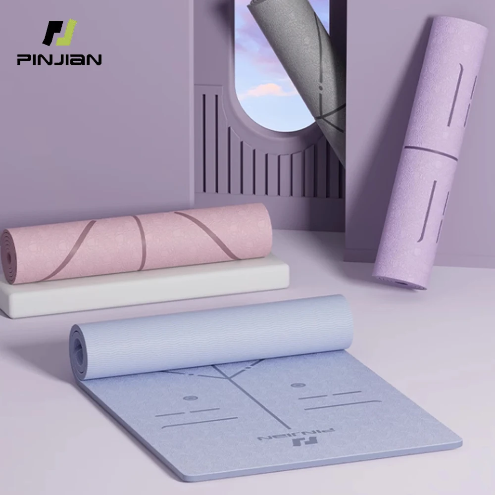 6mm-Thick-Yoga-Mat-Non-Slip-Sport-Fitness-Mat-For-Gym-at-Home-For ...