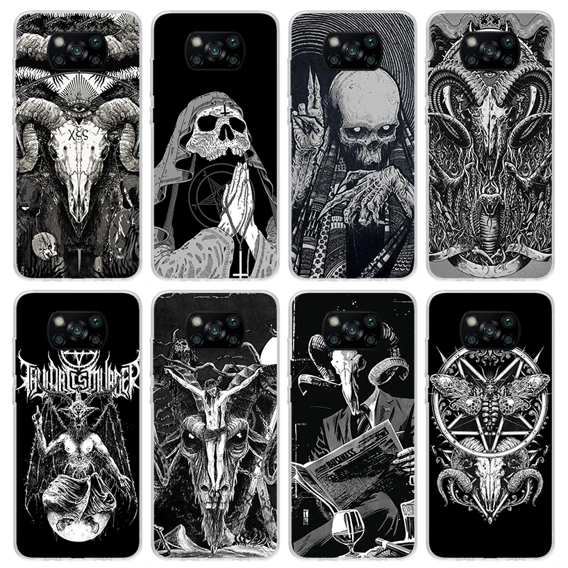 Satanic-Goat-Satan-Devil-Phone-Case-For-Xiaomi-Poco-X5-X4-X3-Nfc-M5S-M4 ...