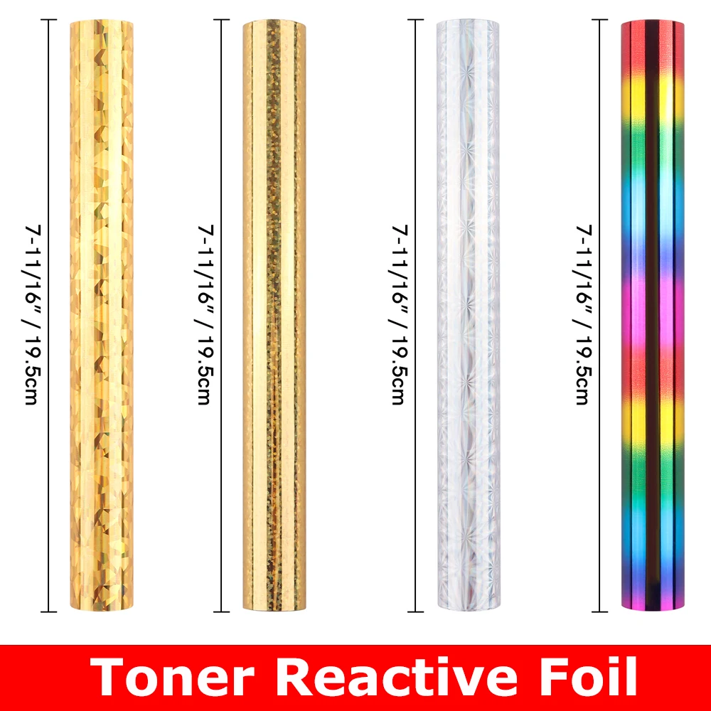 5m Length Toner Reactive Foil Multi-color Paper Roll used by Laser ...