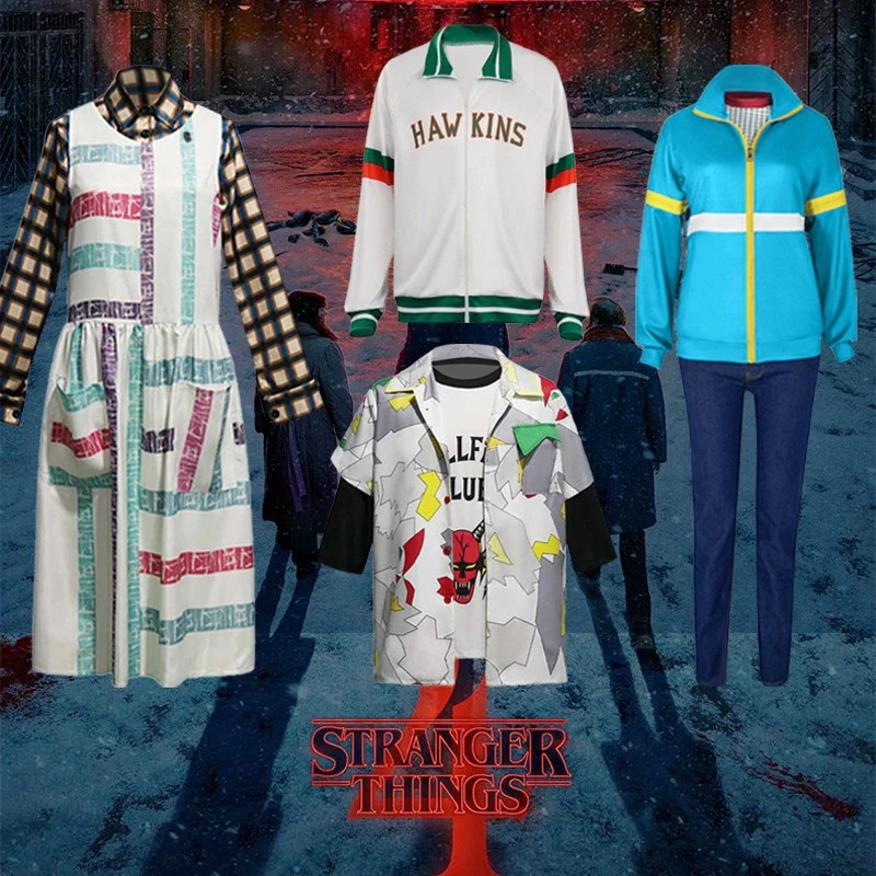 Stranger Things Season 4 Cosplay Costume Dustin Eleven Mike Wheeler ...