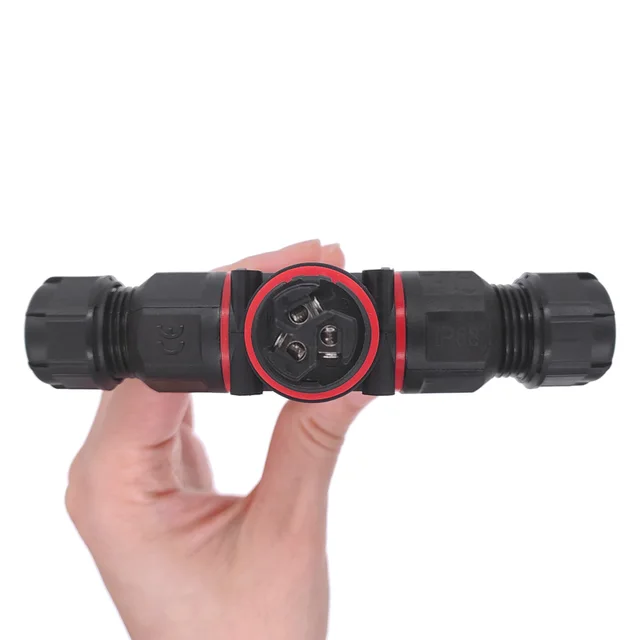 3Pin 4 Wak Led Ipari Elektromos Vízálló X-Connector Ip68 L20 Négyirányú ...