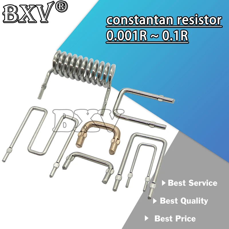 10PCS-New-Constantan-Resistance-Sampling-Resistor-0-001R-0-1R-Pitch ...