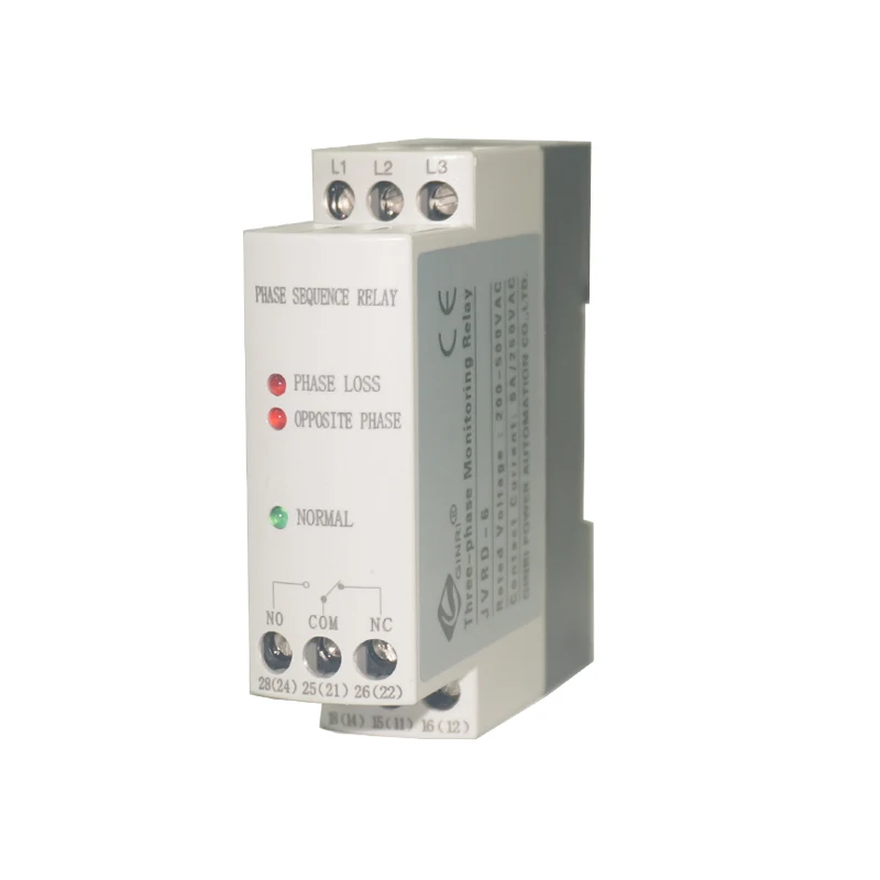 GINRI JVRD-6 Phase Failure Phase Sequence Relay with Voltage unbalance