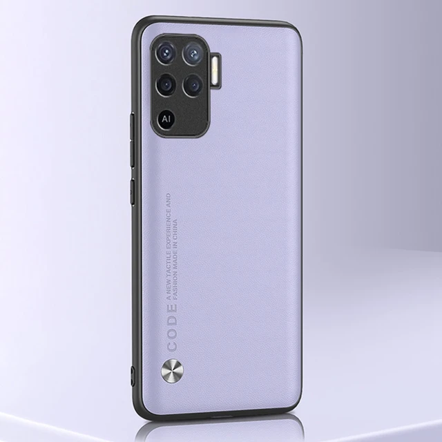 Luxury PU Leather Case For OPPO A54 A74 A94 4G 5G Back Cover Matte ...