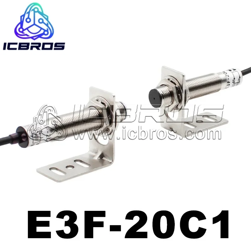 Laser-Beam-Photoelectric-InductIon-Switch-Sensor-E3F-20C1-Infrared ...