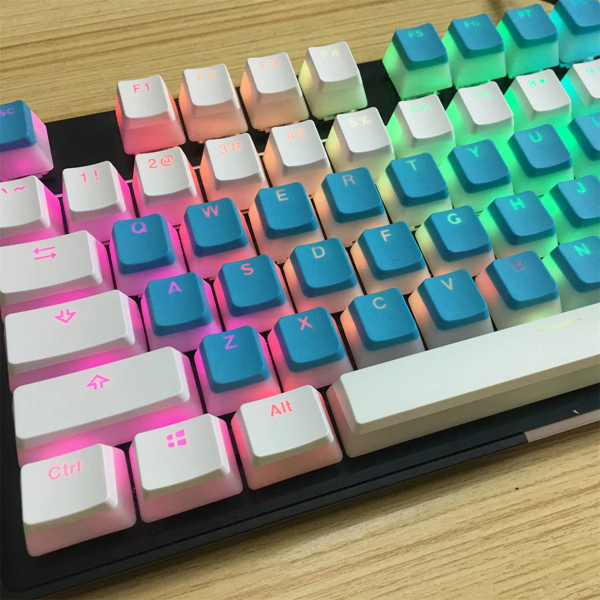 Pudding Keycap 108 Key Translucent Mechanical Keyboard Key Cap Diy ...