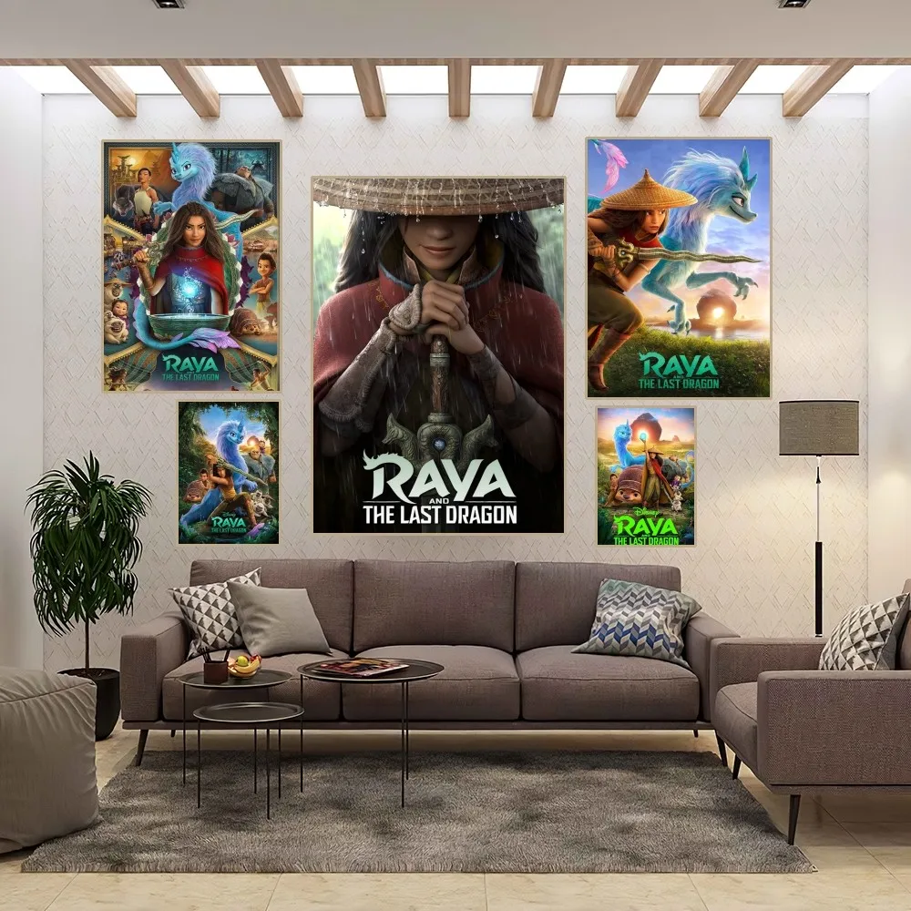Raya-and-the-Last-Dragon-Poster-Home-Room-Decor-Aesthetic-Art-Wall ...