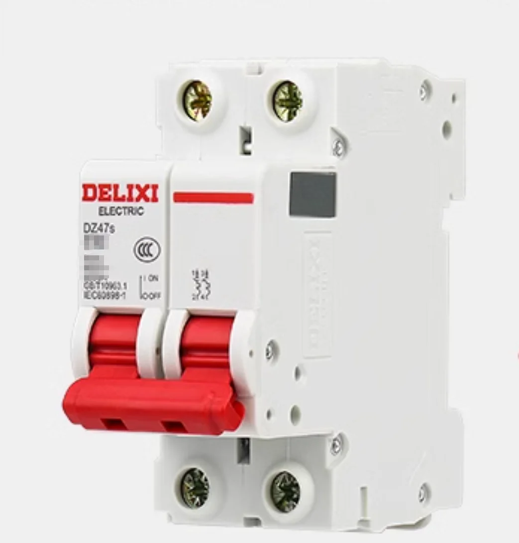 1pcs-New-DELIXI-Circuit-breaker-DZ47S-2P-50A-C-type-for-lighting-free ...