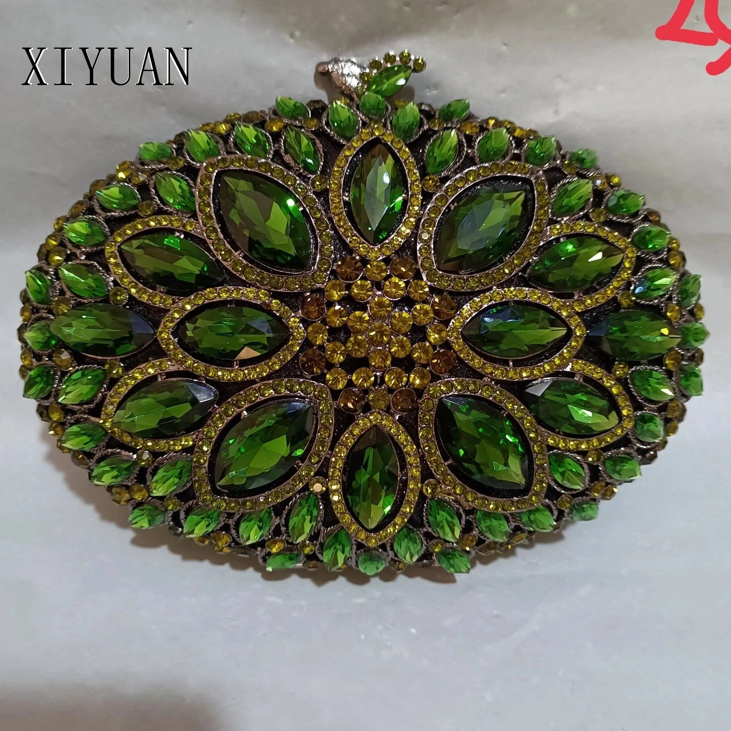 Women-Jade-Green-Stones-Evening-Bags-Bridal-Crystal-Clutch-Purse-Lady ...