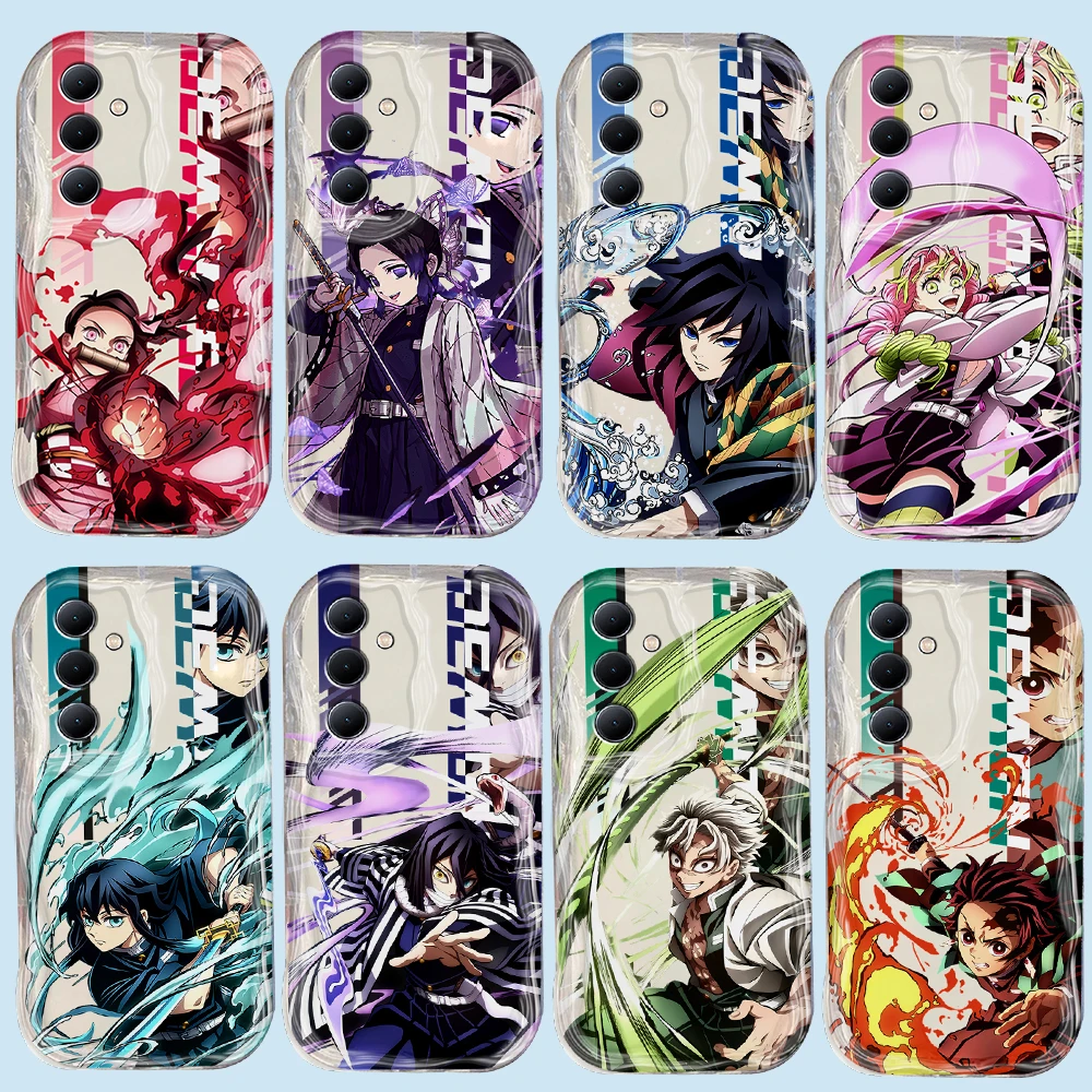 New-Anime-Demons-Slayers-3D-Wave-Phone-Case-For-Samsung-Galaxy-S24-S23 ...
