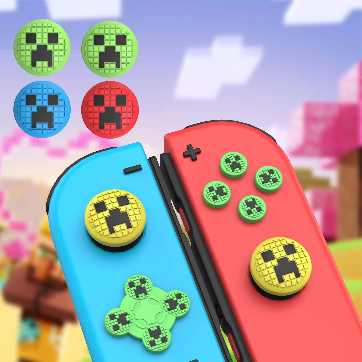 Cute-Non-slip-Silicone-Soft-D-pad-Cross-Button-ABXY-Key-Sticker-Skin ...